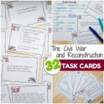 CIVIL WAR AND RECONSTRUCTION TASK CARDS - Social Studies Success
