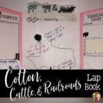 Cotton, Cattle, and Railroads LAP BOOK for Texas History 7th Grade ...