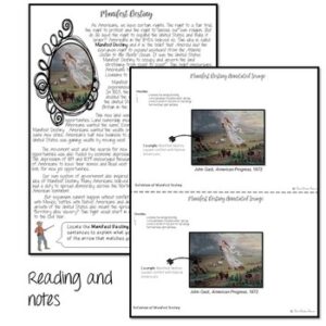 Manifest Destiny Activity - Social Studies Success