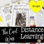 The Civil War Packet for Distance Learning and Google Drive - Social ...