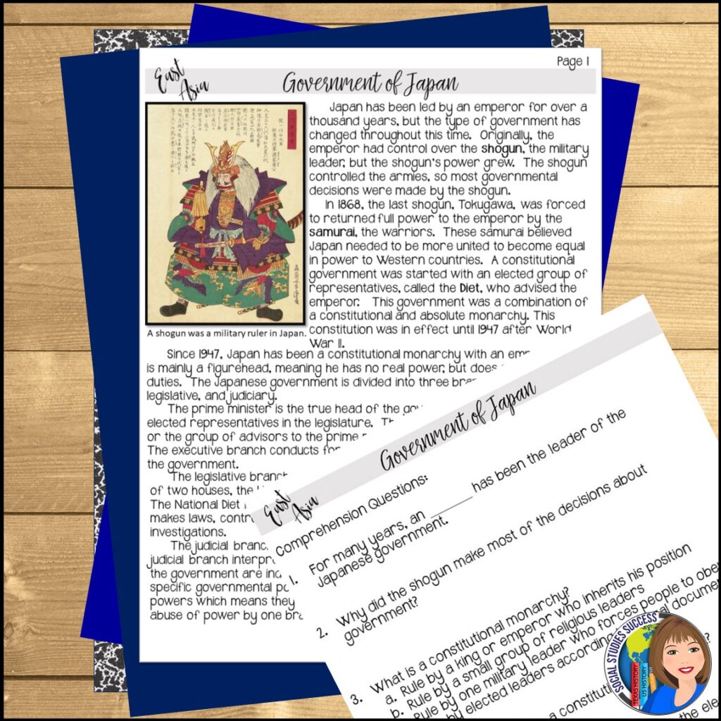 Government of Japan - Social Studies Success