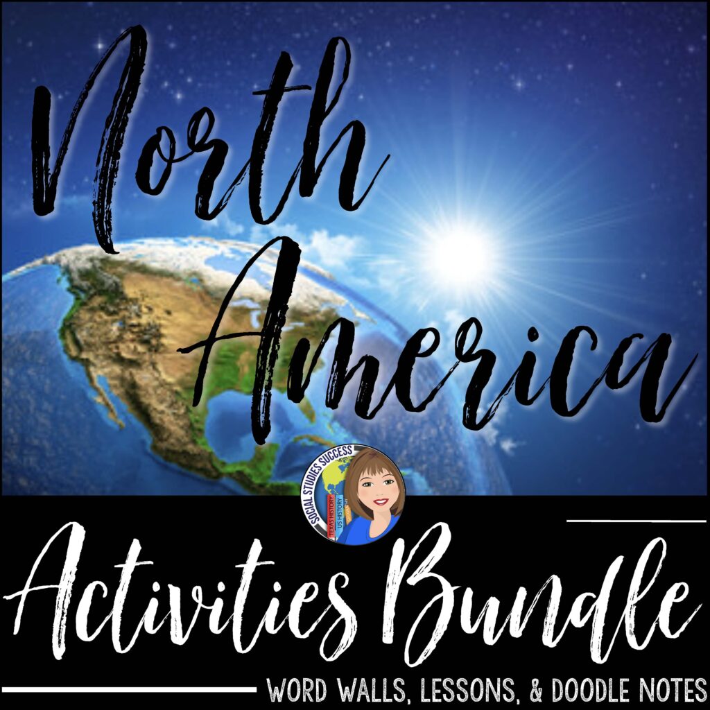 North America Activities Bundle - Social Studies Success