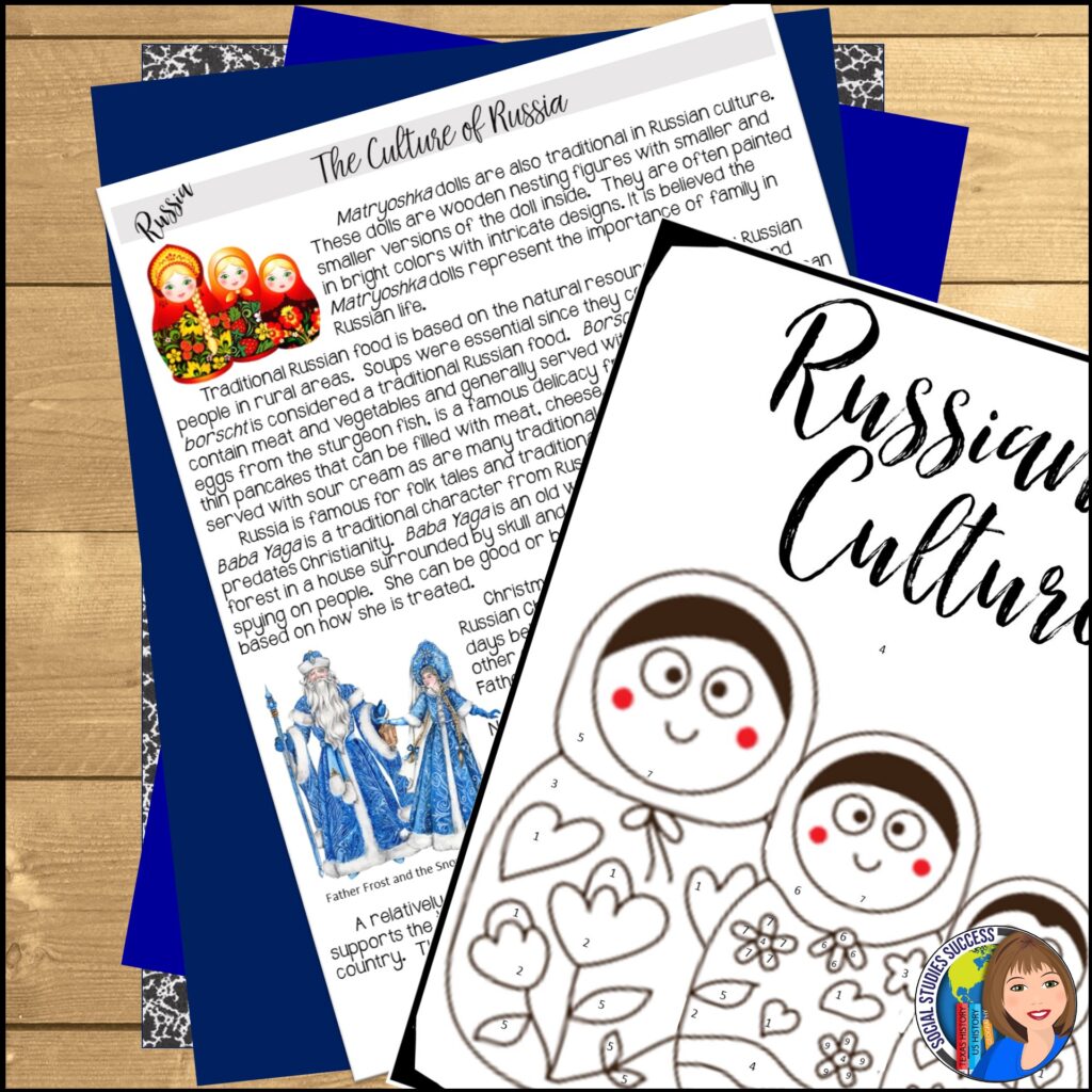 Russia Bundle of Activities - Social Studies Success