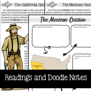 Westward Expansion Annotated Map Project for 5th Grade Social Studies ...