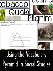 Using the Vocabulary Pyramid in Social Studies - Social Studies Success